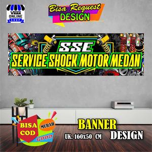 Jual Spanduk Banner Bengkel Motor Model Terbaru, Service Shock Motor ...