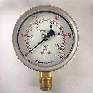 Jual pressure gauge armatherm 4" 0-10 BAR /Berkualitas Tinggi - Jakarta ...