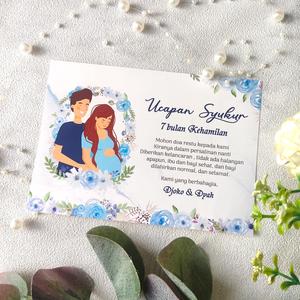 Jual Hot Kartu / Sticker / Stiker Tasyakuran / Syukuran 7 Bulan / 4 ...