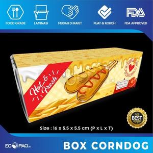Jual Box Corn Dog - Kotak Corndog - HOT&FRESH - Korek Api - FC ...