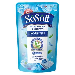 Jual SO SOFT DETERGENT LIQUID NATURE FRESH POUCH 750ML - Jakarta Timur ...