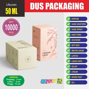 Jual 5x5x13 cm 10K Box Packaging Dus Kotak Botol Skin Serum 50 ML ...