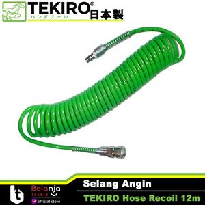 Jual TEKIRO RECOIL HOSE 12 METER SELANG ANGIN KOMPRESOR TEKIRO HIJAU ...