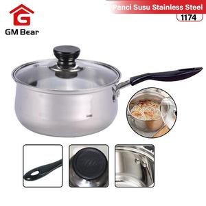 Jual jual GM Bear Panci Sop Stainless , Panci Susu - Milk Pan , Soup Pot - 16 CM - 1174 ...