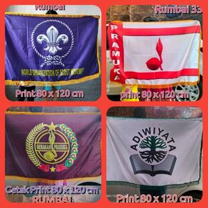 Jual bendera adiwiyata tunas wosm gerakan pramuka pataka panji ruang ...