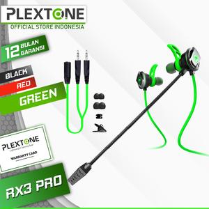 Promo XMOWI RX3 PRO Wired Stereo Bass in-Ear Gaming Earphones Dual Mic ...