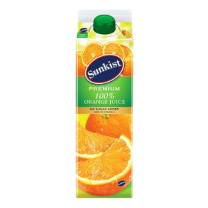 Jual Sunkist Premium 100% Orange Juice (No Sugar Added) 1L - Kota ...