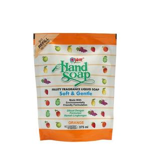 Jual SABUN CUCI TANGAN YURI HAND SOAP ORANGE POUCH REFILL 375 ml - Kota ...