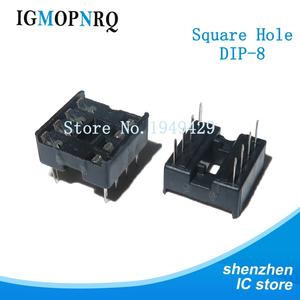 Jual 10 Socket Adapter Solder Connector Tipe IC DIP 8 Lubang Persegi 8 ...