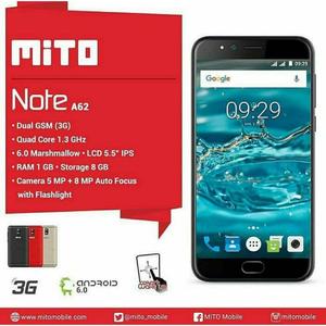 Jual Hp Android Smartphone Mito Note A62 Ram 1GB 5inch 3G Promo cuci ...
