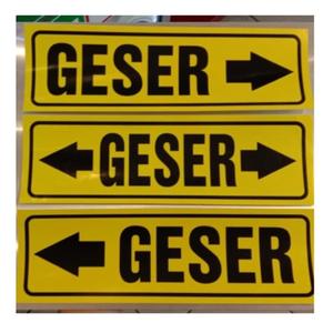 Jual SIGN LABEL STICKER PINTU GESER KIRI KANAN 17 X 5 CM - KANAN ...