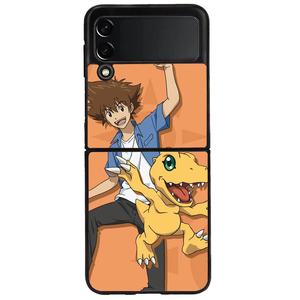 Jual Case Casing Samsung Galaxy Z Flip 3 Agumon and yagami digimon ...