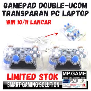 Promo Gamepad Double Ucom Transparan Stik Stik Controller PC Laptop ...