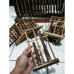 Jual WL896 ANGKLUNG BAMBU HITAM NADA DO RE MI FA SOL LA SI DO SATUAN ...