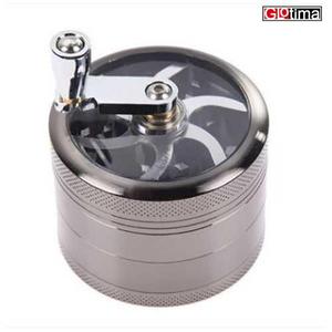 Jual Grinder Penggiling Giling Tembakau Rokok 4 Layer 55MM with Handle ...