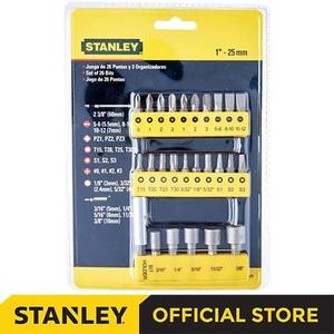 Jual Stanley Screwdriver Bit Set / Mata Obeng Set 26Pcs 68-071-23 ...