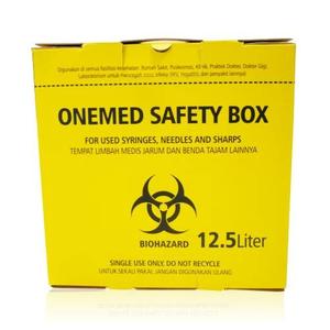 Jual Safety Box OneMed 12,5Liter - Kota Surabaya - Onemed Rungkut | Tokopedia