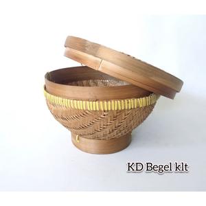 Jual Wakul Nasi Bambu 18cm / Bakul Anyaman Bambu Unik Lengkap Dengan Tutup - Tanpa kaki - Kab ...