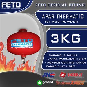 Jual ALAT PEMADAM KEBAKARAN APAR ABC POWDER THERMATIC KAP. 3KG ...