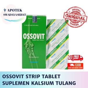 Jual OSSOVIT STRIP Tablet - Suplemen Kalsium Tulang Osteoporosis I - 2 ...