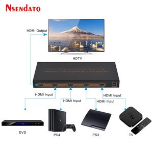 Jual 4K HDMI 4x1 Quad Multi-viewer Screen Splitter Converter with RS232 ...