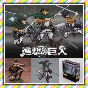 Jual Attack on Titan Figma Levi Ackerman Mikasa Ackerman Eren Jaeger ...