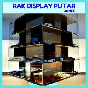 Jual Rak Display Mobil Putar Custom Diecast Organizer Akrilik Box ...