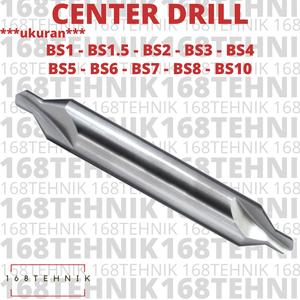 Jual CENTER DRILL BS6 / CENTER DRILL 6 MM / BOR CENTER / DRILL CENTER ...