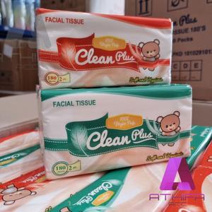 Jual Tisu Clean Plus Isi 180 Lembar 2 ply Facial Tissue - Kab. Bandung ...