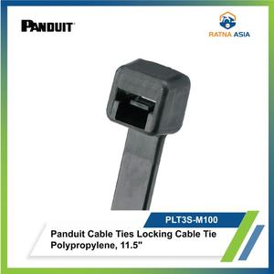 Jual Panduit PLT3S-M100 Locking Cable Tie, Polypropylene, 11.5" (1000 ...