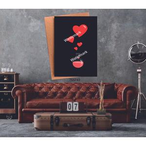 Jual Kartu Ucapan Love / Typography / AMZ / Besar - 909 - Kota ...