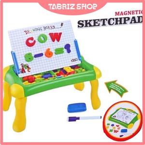Jual Mainan Edukasi Meja Belajar Huruf Alphabet Alfabet Letter Angka ...