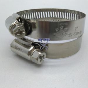 Jual Klem Clem Selang Hose Clamp Stainless Steel 2 inch 26-51mm - Kota ...