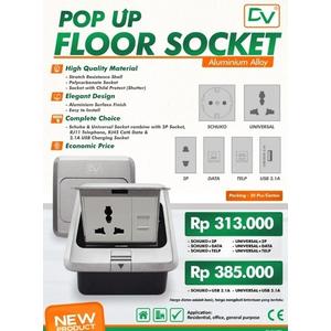 Jual SINTE DV Stop Kontak Lantai - Floor Socket 2 Modul (Arde+2P ...