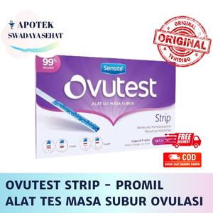 Jual OVUTEST STRIP Tes Ovulasi Masa Kesuburan Promil Alat Uji Masa ...