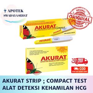 Jual AKURAT COMPACT ; STRIP Tes Kehamilan - Test Urin Sekali Pakai /Cek ...