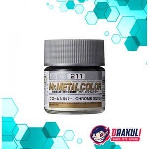 Jual Mr. Hobby Mr. Metal Color Model Kit Paint - Chrome Silver MC211Y ...