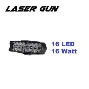 Jual Lampu LED Bar Tembak Sorot CREE Motor 16 Titik Pipih 2 Baris ...