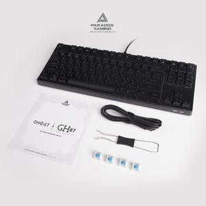Jual PARADOX GAMING KEYBOARD GHOST87 BLACK ABS KEYCAPS HOTSWAP - BLACK ...