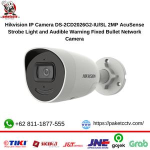 Jual Hikvision IP Camera DS-2CD2026G2-IU/SL 2MP AcuSense Strobe Light - Jakarta Utara - RAJA ...