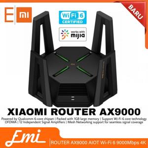 Jual ROUTER AX9000 AIOT WiFi 6 9000Mbps 4K Qam Mi Wifi - Kota Bandung ...