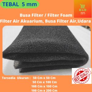 Jual Busa Filter 5mm Filter Foam,Bio Filter,Busa Saringan - 50 Cm x 1 ...