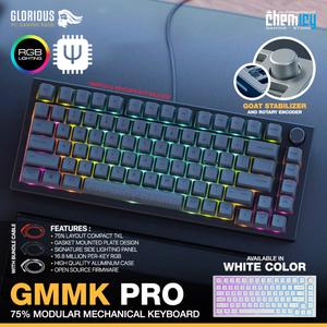 Jual Glorious GMMK Pro 75% TKL RGB Modular Mechanical Gaming Keyboard ...
