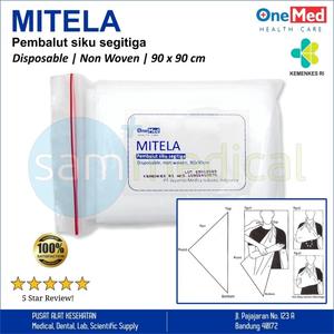 Jual OneMed Mitela Pembalut Siku Segitiga Kain Mitela 90x90cm - Kota ...