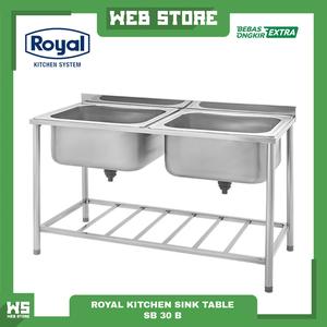 Jual Meja Bak Cuci Piring Jumbo Royal Kitchen Sink SB 30D Stainless ...
