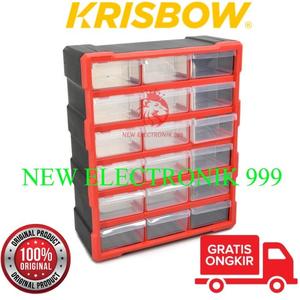 Jual KRISBOW STORAGE BIN 18 DRAWERS 10086092 - Jakarta Barat - Dunia ...