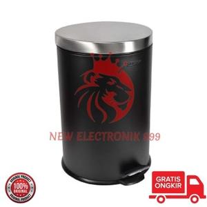 Jual Krisbow 20 Ltr Tempat Sampah Pedal Soft Close Bulat Hitam 10392687 ...