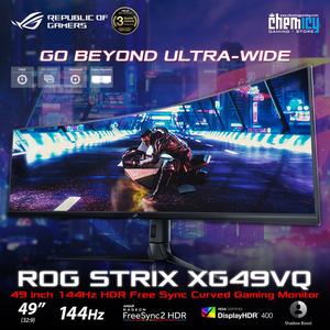 Jual Asus ROG Strix XG49VQ 49 inch 144Hz HDR FreeSync Curved Gaming ...