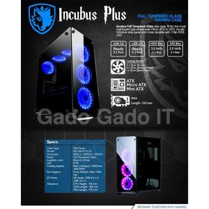 Jual Casing Komputer Gaming PC Case CPU SADES INCUBUS PLUS Full Tempered - Jakarta Pusat ...