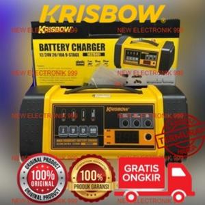 Jual KRISBOW BATTERY CHARGER 12/24V 20A ERBCHF10 #10376451 - Jakarta ...